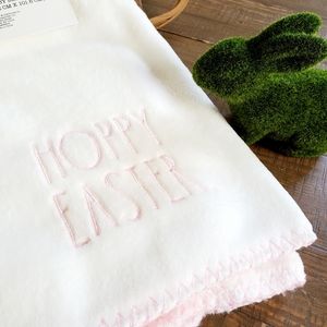 Rae Dunn | Bedding | Rae Dunn Embroidered Hoppy Easter Plush Baby ...